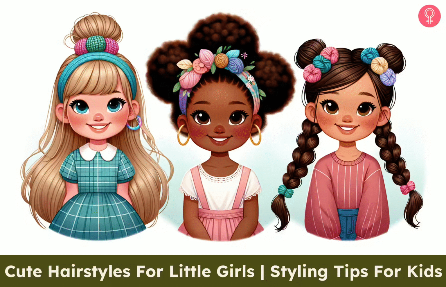 Cute Hairstyles For Little Girls: 53 Stylish little girl hairstyles In 2025